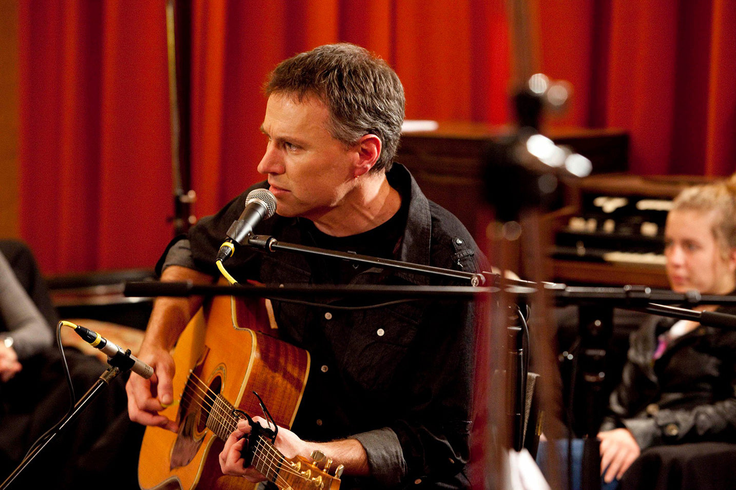 Colin recording The Song Writer Sessions – Colin Buchanan